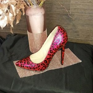 Devious | Shoes | Brand New Pink Leopard Print Pumps | Poshmark
